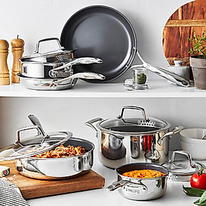 ZWILLING Spirit Energy + 10-pc Stainless Steel Ceramic Nonstick Cookware Set