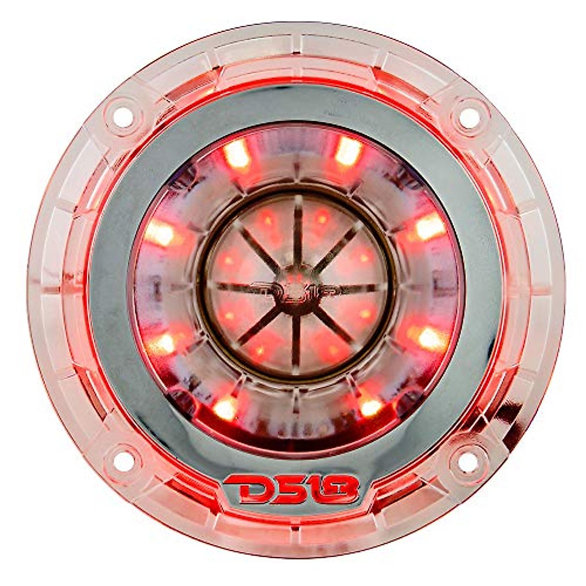 DS18 PRO-TW4L RGB Super Tweeter - 1.75", Polycarbonate Frame and Titanium Diaphragm, 560W Max, 280W RMS, 4 Ohms, Built in Crossover - PRO Tweeters are The Best in The Pro Audio Market (1 Speaker)