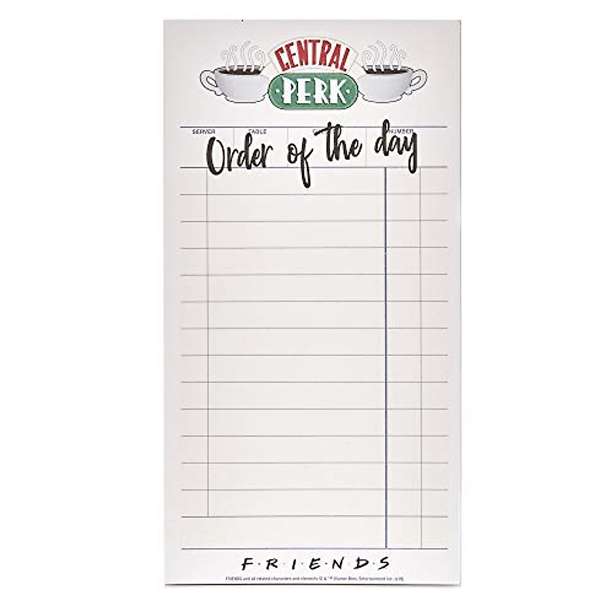 Paladone Friends Slim to do List, Medium, Multicolor