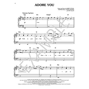 Harry Styles Easy Piano Collection - Includes Lyrics