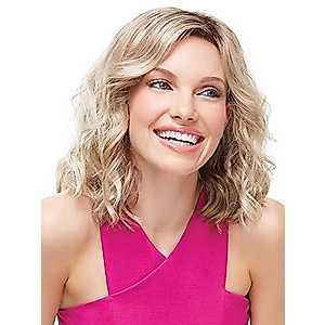 Bundle - 4 items: Scarlett Petite Wig by Jon Renau, Christy's Wigs Q & A Booklet, BeautiMark Synthetic Shampoo & Wide Tooth Comb - Color: 24BT18