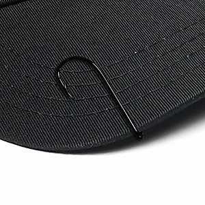 4 PCS Hat Clip Hats Pins Fish Hook Hooks Custom Hook Set High Carbon Steel, Silver, Black