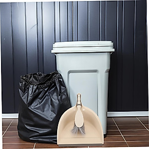 SKISUNO 1 Set Multifunctional Cleaning Brush Desktop Broom Living Room Mini Screen Cleaning Brush Cleaning Kit Mini Dustpan Desktop Cleaning Supplies Table Dustpan and Small Pans White