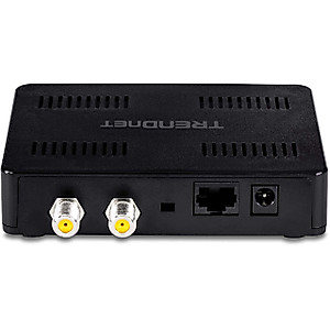 TRENDnet Ethernet Over Coax Adapter,(2-Pack), Backward Compatible with MoCA 1.1 & 1.0, Gigabit LAN Port, Supports Net Throughput Up to 1Gbps,RB-TMO-311C2K (Renewed)