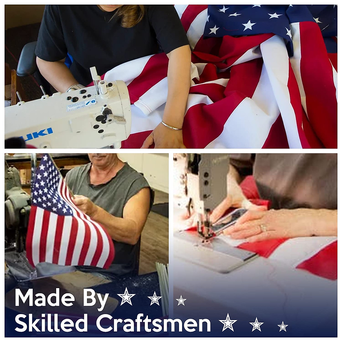 Cheeerrrs LLC American Flag, Embroidered Stars, Extremely Durable & Fade Resistant US Flag, Long-lasting Use American Flag For Outside, 3X5 FT US Flag, LLA