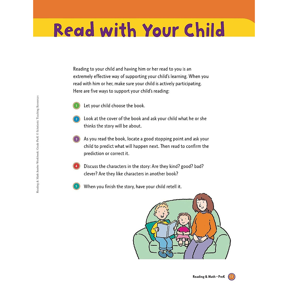 Scholastic Pre-K Reading & Math Jumbo Workbook