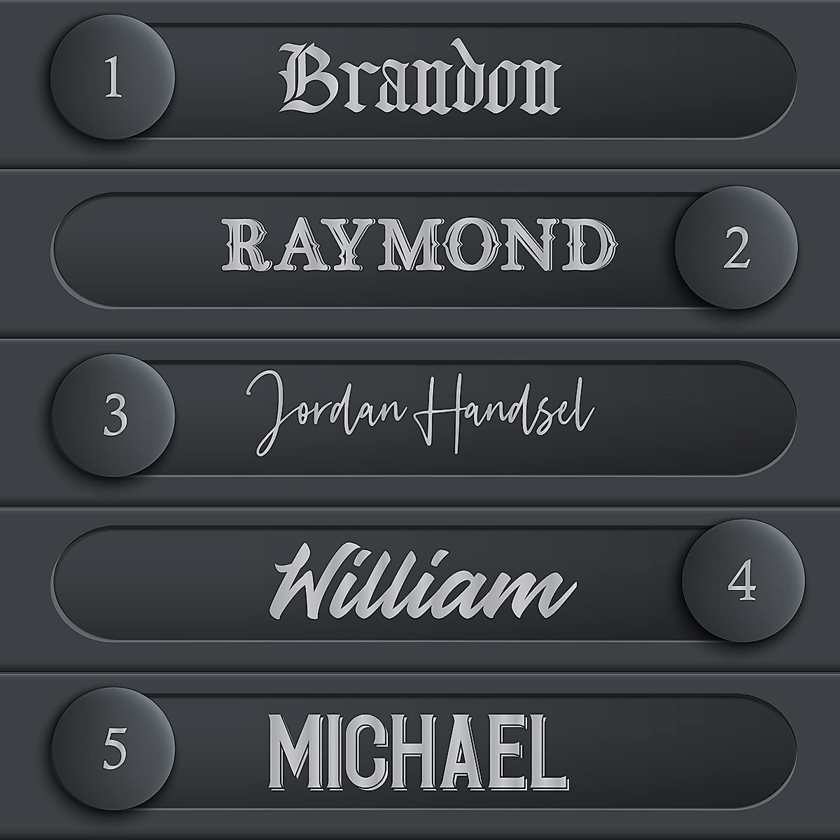 Custom Bartender Kit, Engraved Cocktail Shaker Set, Personalized w/Name, 18 Oz Black Stainless Steel Martini Shaker w/Strainer, Jigger & Spiral Cocktail Spoon, Gifts for Men