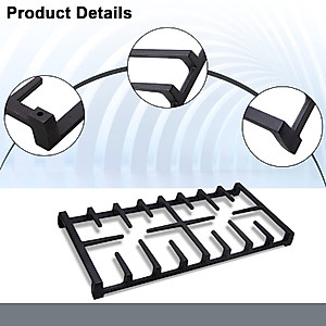 WB31X27150 Center Grate for GE Gas Stove, Replace JXGRATE1 WB31X24737 General Electric Gas Range Burner Grate, Stove Surface Top Center Grate Cast Iron Rack
