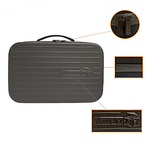 Amaz247 VR Travel Case for Oculus Quest Virtual Reality Gaming Headset (Black)