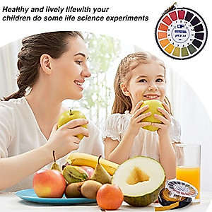 Jovitec Universal pH Test Paper Strip Roll, pH Full Range 0-14, 5 m/Roll (2 Rolls)