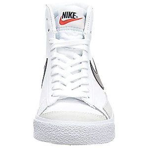 Nike Boy's Blazer Mid '77 (Big Kid) White/Black/Team Orange 7 Big Kid M