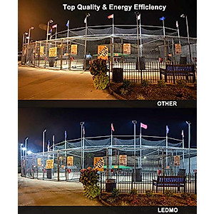 LEDMO 300W LED Parking Lot Light Slip Fitter Mount 36000LM 5000K Outdoor Commercial Area Lighting with Dusk to Dawn Photocell, Easy Installation IP65 Waterproof Shoebox Light for Street, Yard