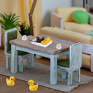 86 Pieces Miniature Bakery Case Cake Stand Display Cabinet with Food Set Mini Plastic Counter Dessert Donuts for 1:12 Doll House Store Scene Decoration Gift Dollhouse Bread Shop Model Playhouse