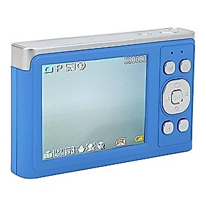 4K Digital Camera, 2.88in IPS HD Screen Mini Digital Camera AF Autofocus with Hand Strap for Shooting Blue