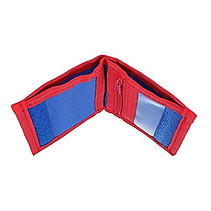 CTM® Kid's Sponge Bob Bifold Wallet with Hook and Loop Closure, Blue
