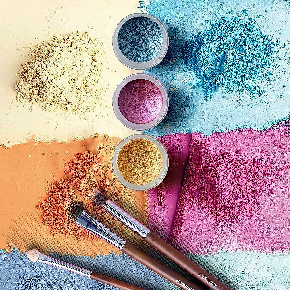 Hoa Kinh 2 ounce Glass Jars with Lids, 24 Pack Round Glass Jars, Small Clear Glass Container with Black Plastic Smooth Lids