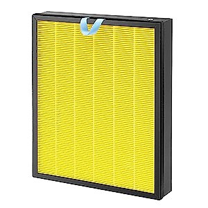 Vital 100S Pet Care Replacement Filter Compatible with LEVOIT Vital 100S Air Purifier, H13 True HEPA and High-Efficiency Activated Carbon Filter, Vital 100S-RF-PA (LRF-V102-YUS), 1 Pack, Yellow