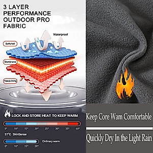 MoFiz Mens Vest Outerwear Zip Up Fleece Lined Light Windbreaker Sleeveless Jacket Hiking Golf Vest For Men Army Green X-Large