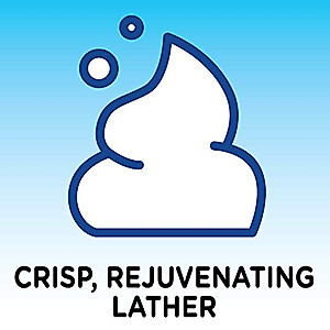 Amazon Brand - Solimo Body Wash, Cool Mist Scent, 21 fl oz (Pack of 4)