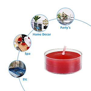 Jeco Inc. 12pk Cinnamon Cide Red TeaLight Candles