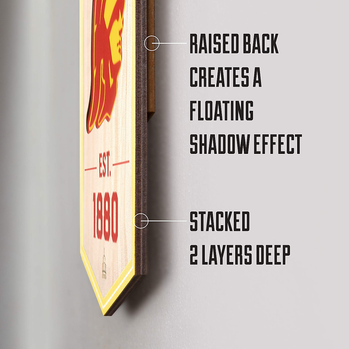 YouTheFan NCAA Michigan State Spartans 3D Stadium 6x19 Banner - Spartan Stadium