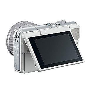 Canon EOS M100 Mirrorless Camera w/ 15-45mm Lens & 55-200mm Lens - Wi-Fi, Bluetooth, and NFC Enabled (White)
