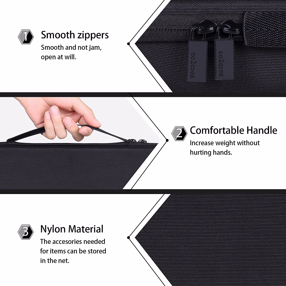 co2CREA Hard Travel Case replacement for Hercules DJ DJControl Starlight Pocket DJ Controller