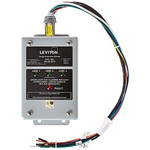 Leviton 32120-DY3 120/208 Volt 3-Phase Wye Or Delta, Surge Panel, DHC and X10 Compatible, 80Ka L-N Max Surge Current, Image