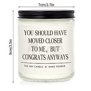 SteadStyle House Warming Gifts for New House, Housewarming Gifts 7oz Lavender Scented Candle, Funny First Time House Warming Gift Ideas, New Homeowner Gift, Neighbor Gifts for Women