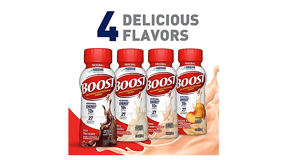BOOST Original Nutritional Drink - Creamy Strawberry 24 Pack