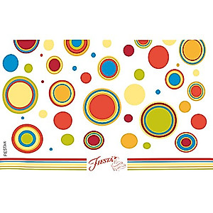 Tervis Made in USA Double Walled Fiesta Insulated Tumbler Cup Keeps Drinks Cold & Hot, 16oz - 4pk, Poppy Dots