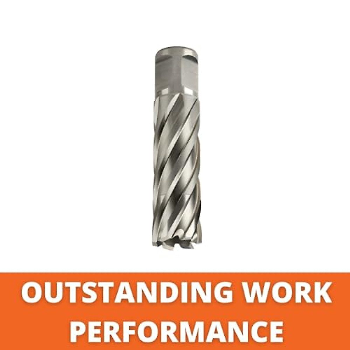 Jancy Slugger by Fein - HSS Nova Annular Cutter with Centering Pin - 3/4" Straight Shank, 2" Depth, 11/16" Diameter - 63134175042