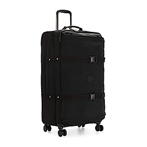 Kipling Women’s Spontaneous 31-inch Softside Spinner Wheel Luggage, Integrated TSA Accepted Lock, Black Noir, Checked-Large