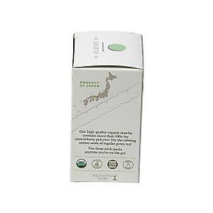 Matcha Green Tea Powder Single Serving Sticks, Dr. Weil's Ceremonial Organic Matcha Powder Singles Packets - Individual Matcha Tea Packets (24)