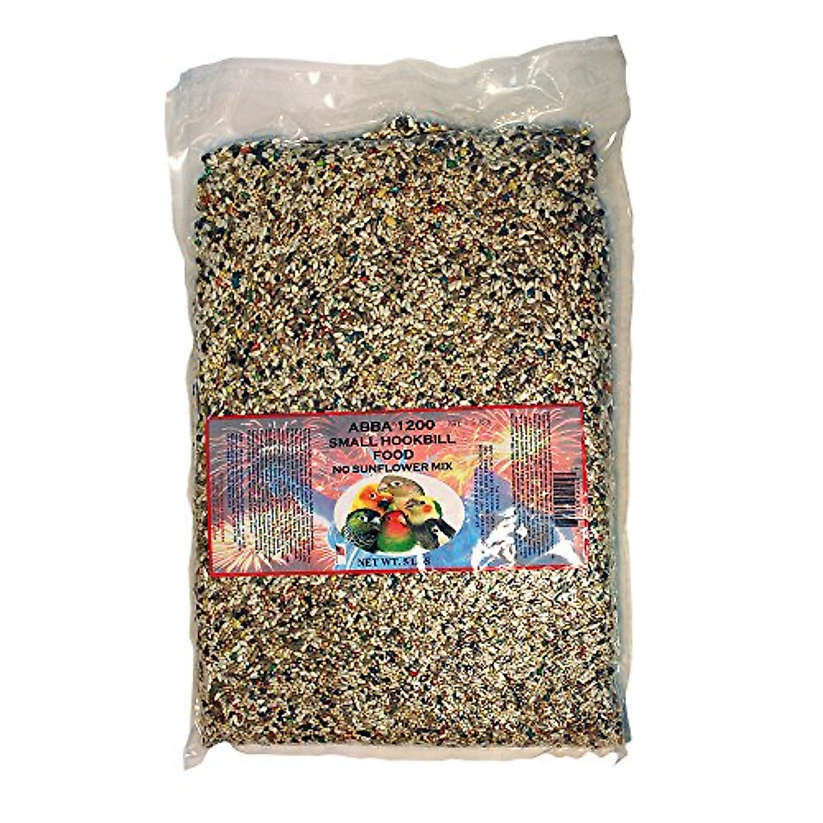 ABBA 1200 Bird Foods Small Hookbill No Sunflower Mix 5lbs