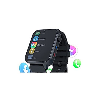 ZUONU 4G Internet Smart Watch Phone 4GB 64GB Android 9.0 GPS Screen Dual Camera Play SIM Card Sports Watch for Men (Color : Standard 4G64G)