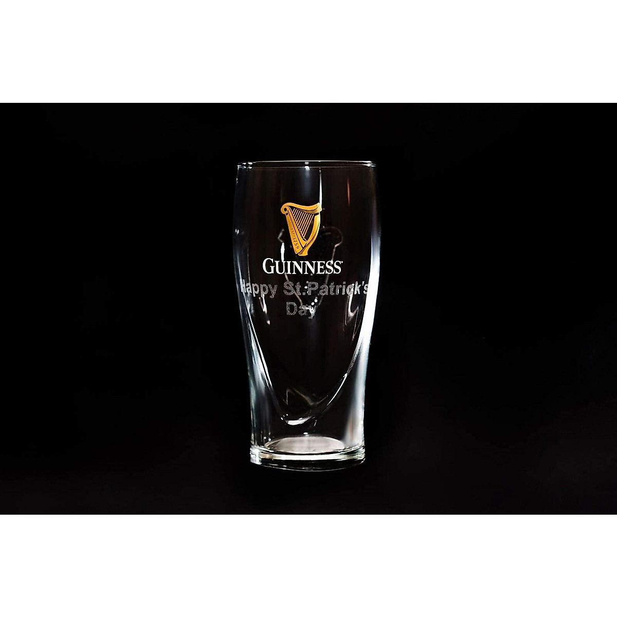 Guinness Custom Engraved Personalized Gravity Pint Beer Glass 20oz Official Merchandise Personalize with Any Message for Any Occasion