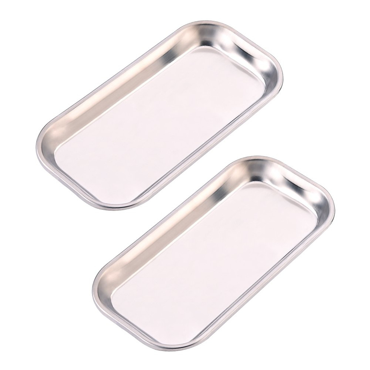 Surgical Tray Stainless Steel,Ozgkee Metal Tray 1Pc Dental 201 Stainless Steel Medical Instrument Tray Useful Tool For Clinic Lab Stainless Steel Tray Medical