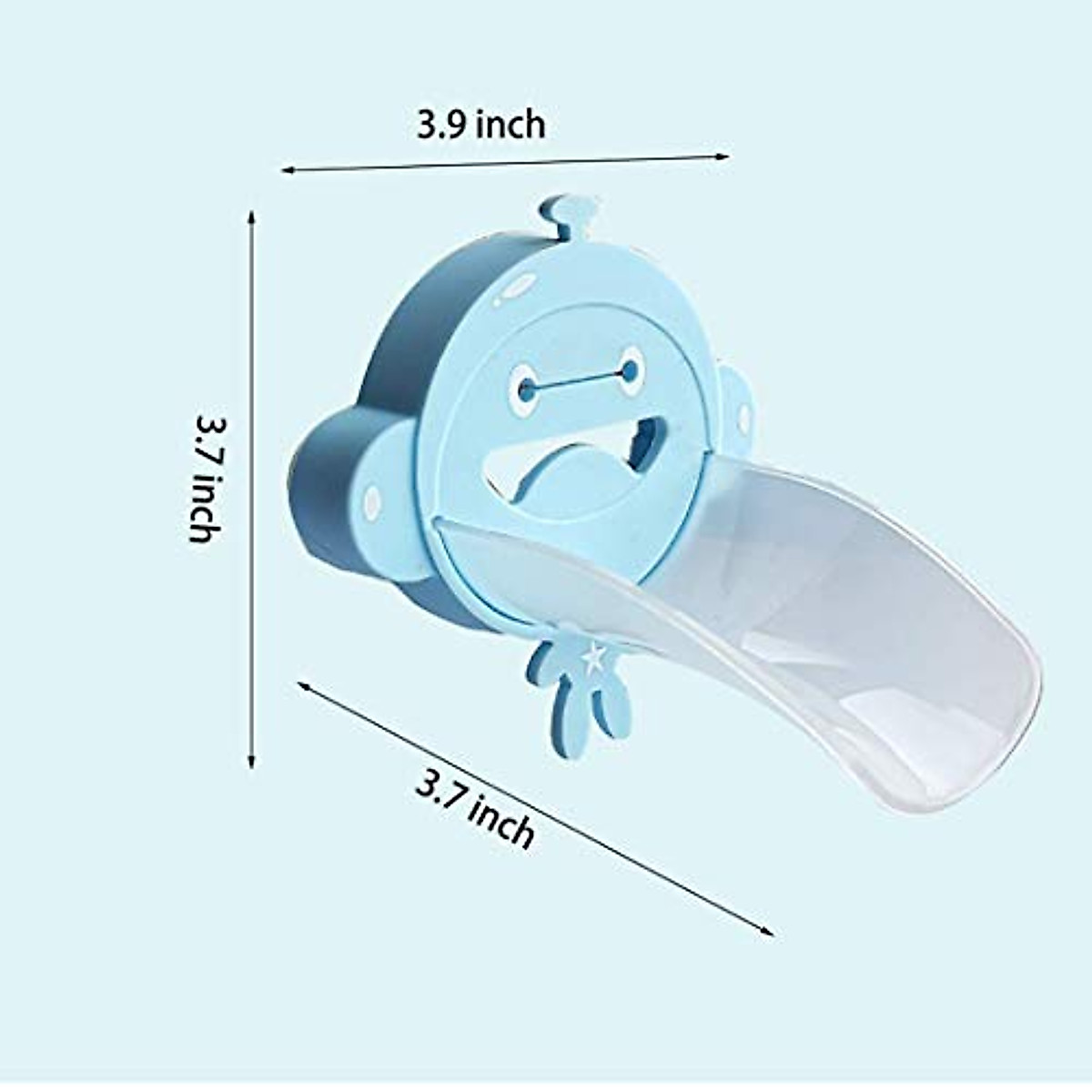 Faucet Extender Silicone Faucet Cover Faucet Extender for Toddlers Babies Kids Children (blue+green)