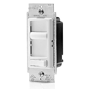 Leviton 66EV-10W 300W SureSlide Electronic Low Voltage (ELV) Dimmer, White