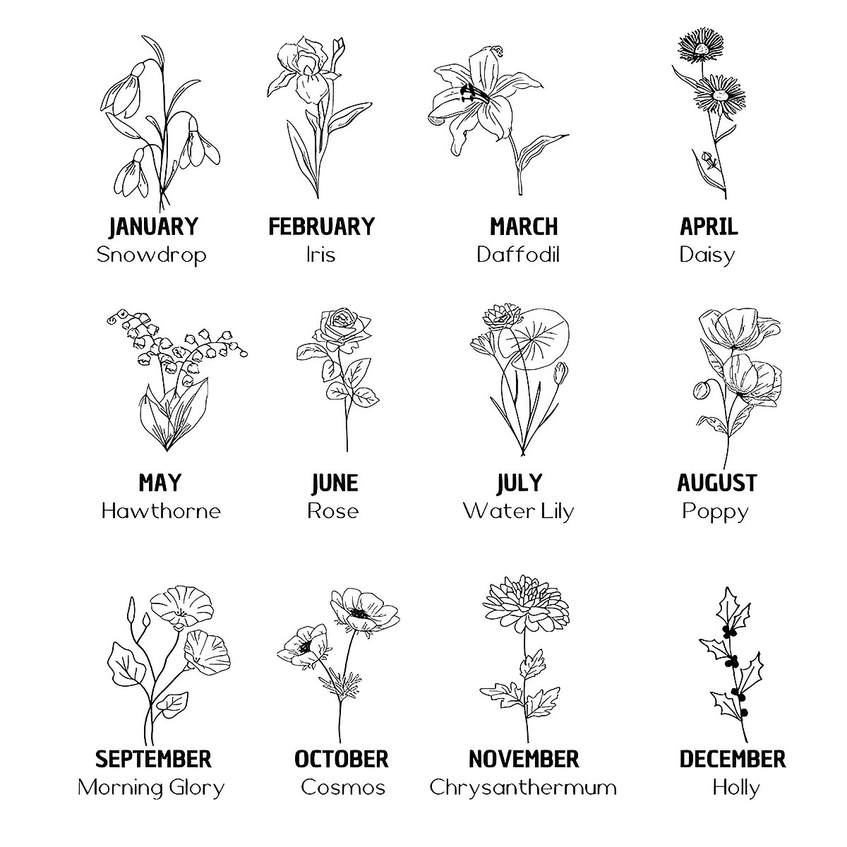 Custom Birth Month Birth Flower Accent Mug, Personalized Plant Mom Mug, Mother's Day Gift, Mother's Day Mug From Kids Son Daughter Mom's Garden