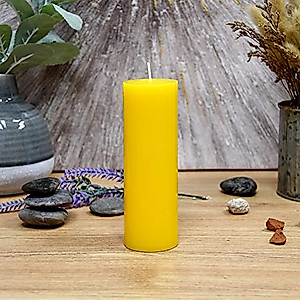 Zest Candle Pillar Candle, 2 by 6-Inch, Yellow