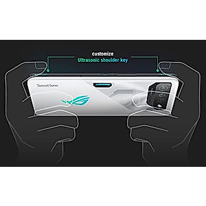 ASUS ROG Phone 7 5G Dual 512GB 16GB RAM Factory Unlocked (GSM Only | No CDMA - not Compatible with Verizon/Sprint) Tencent Version - White