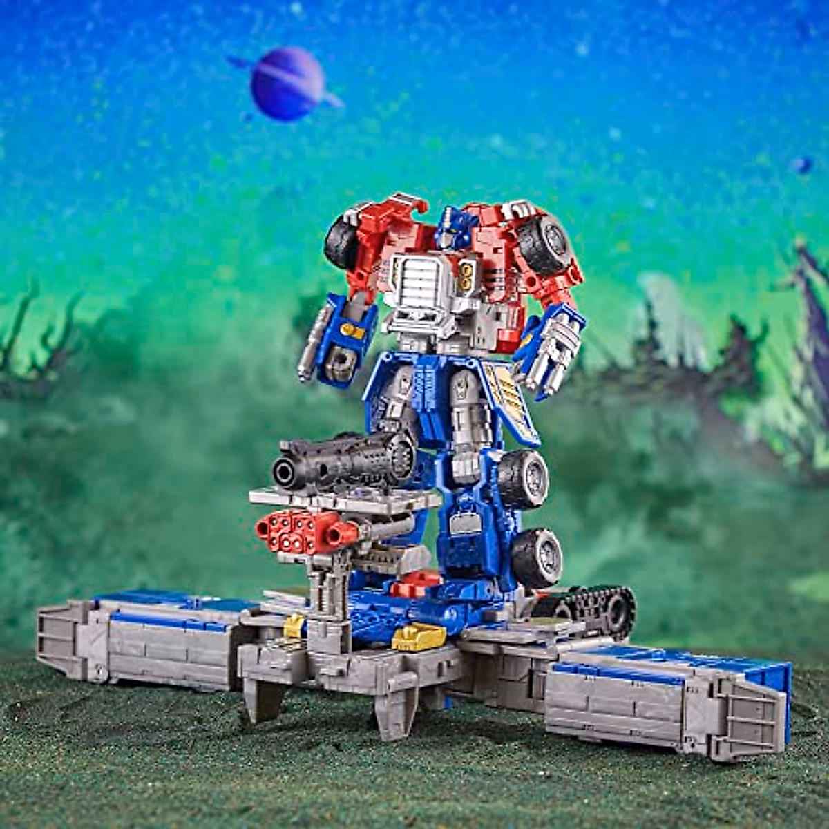 Transformers Toys Legacy Evolution Commander Armada Universe Optimus Prime Toy, 7.5-inch, Action Figure for Boys and Girls Ages 8 and Up