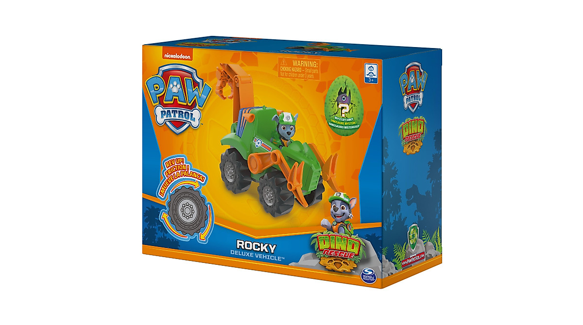 Paw Patrol Rocky’s Deluxe Dino Rescue Vehicle | Action Fun