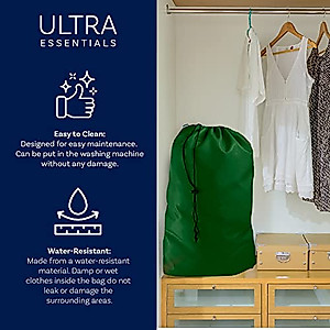 Heavy Duty Laundry Bag w/Shoulder Strap, 30x40 Inch by Ultra Essentials - Tear Resistant Polyester Utility Bag Holds 50 lbs, Great for Travel & Home Storage, Includes Lavender Dryer Sachet (PURPLE)