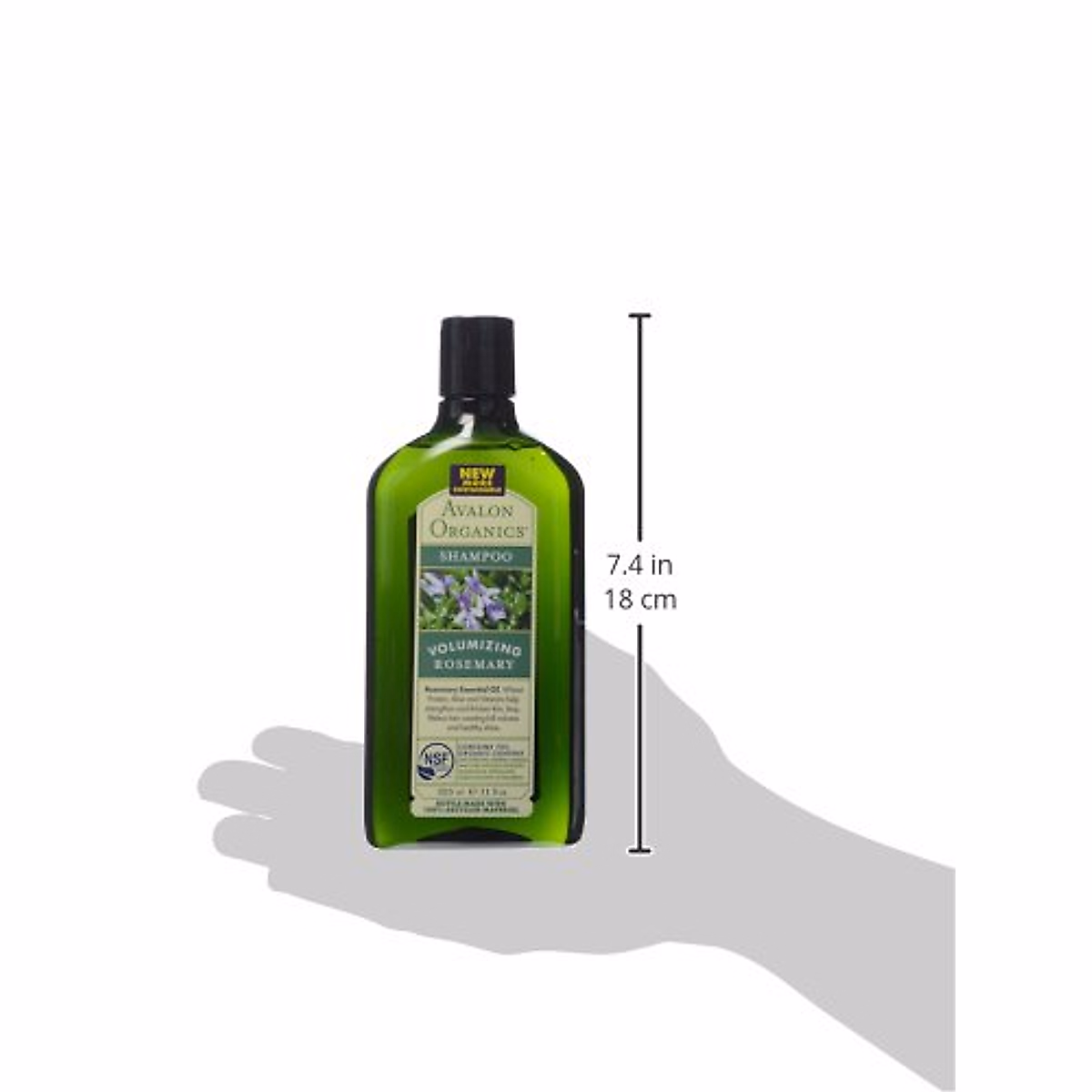 Avalon Organics Shampoo, Volumizing Rosemary, 11 Oz