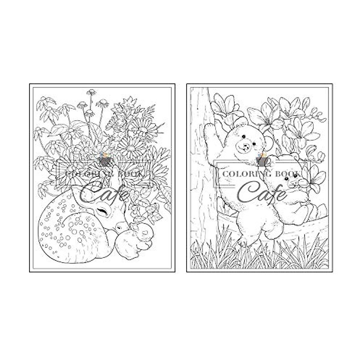Baby Animals Coloring Book: An Adult Coloring Book Featuring Super Cute and Adorable Baby Woodland Animals for Stress Relief and Relaxation Vol. I