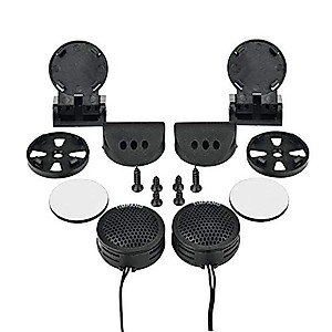 Timpano TPT-ST1 Dome Tweeter, 1 Inch Tweeter Set for Car Audio, Angle or Surface Mount Tweeters, 4 Ohm Soft Dome 150 Watts Max Power Tweeter for Pro Car Audio (Pair)