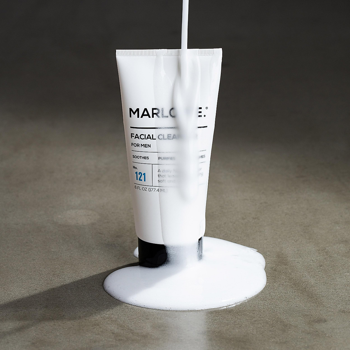 MARLOWE. No. 121 Men's Facial Cleanser and MARLOWE. No. 123 Men's Facial Moisturizer |Daily Face Wash and Lightweight Face Cream | Light Fresh Scent | Natural Ingredients